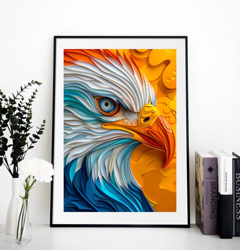 Eagle Print, Eagle JPG SVG PNG, Eagle Art Work Photo, Eagle Valance ...