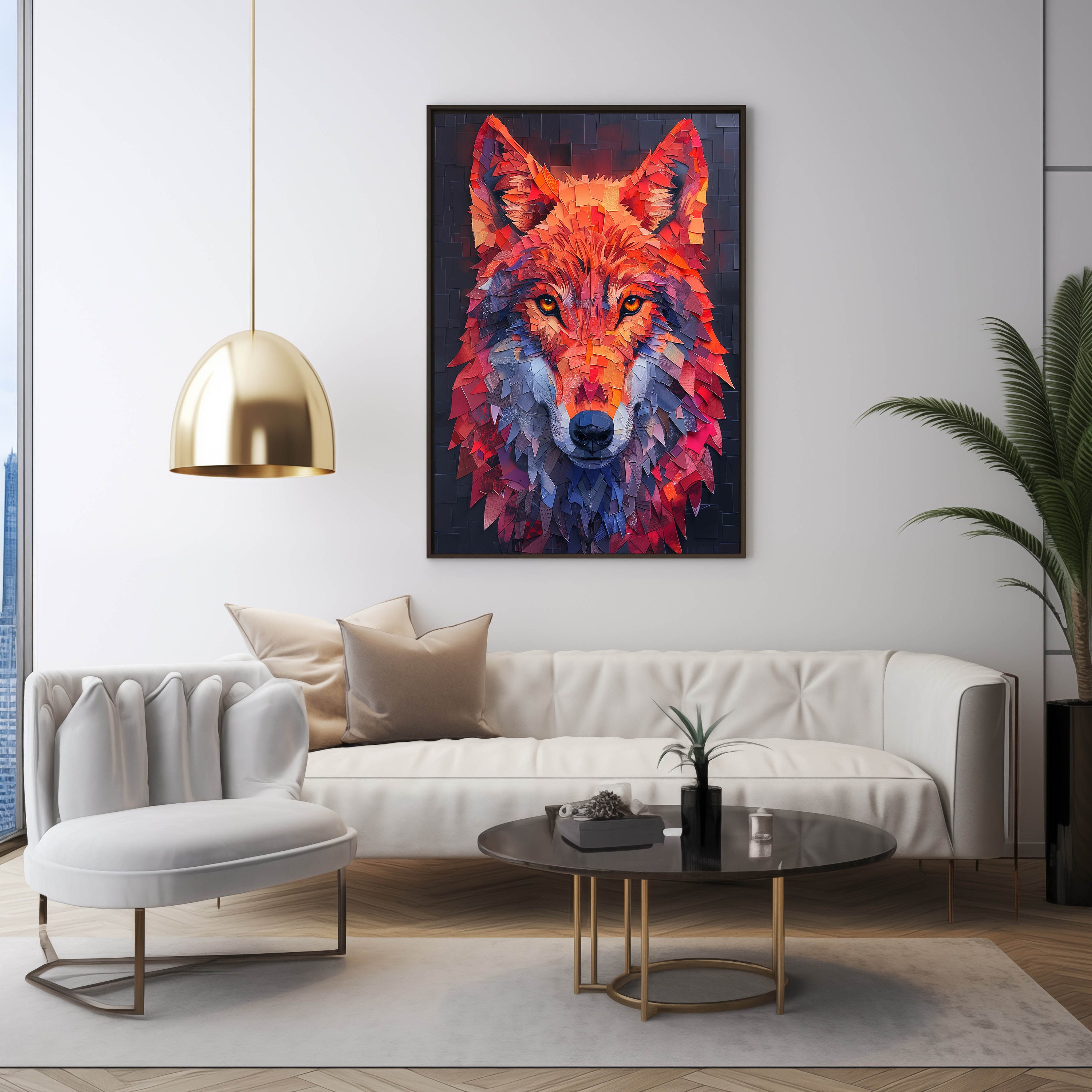 Wolf Poster Digital Download, Digital Print, Printable JPEG, Large ...