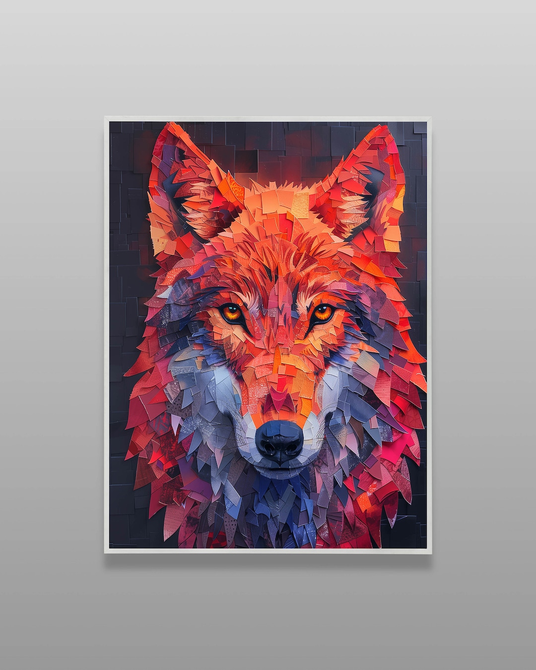 Wolf Poster Digital Download, Digital Print, Printable JPEG, Large ...