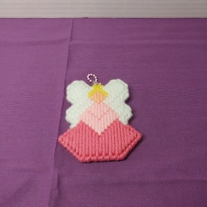 Plastic Canvas Angel W/chain - Etsy