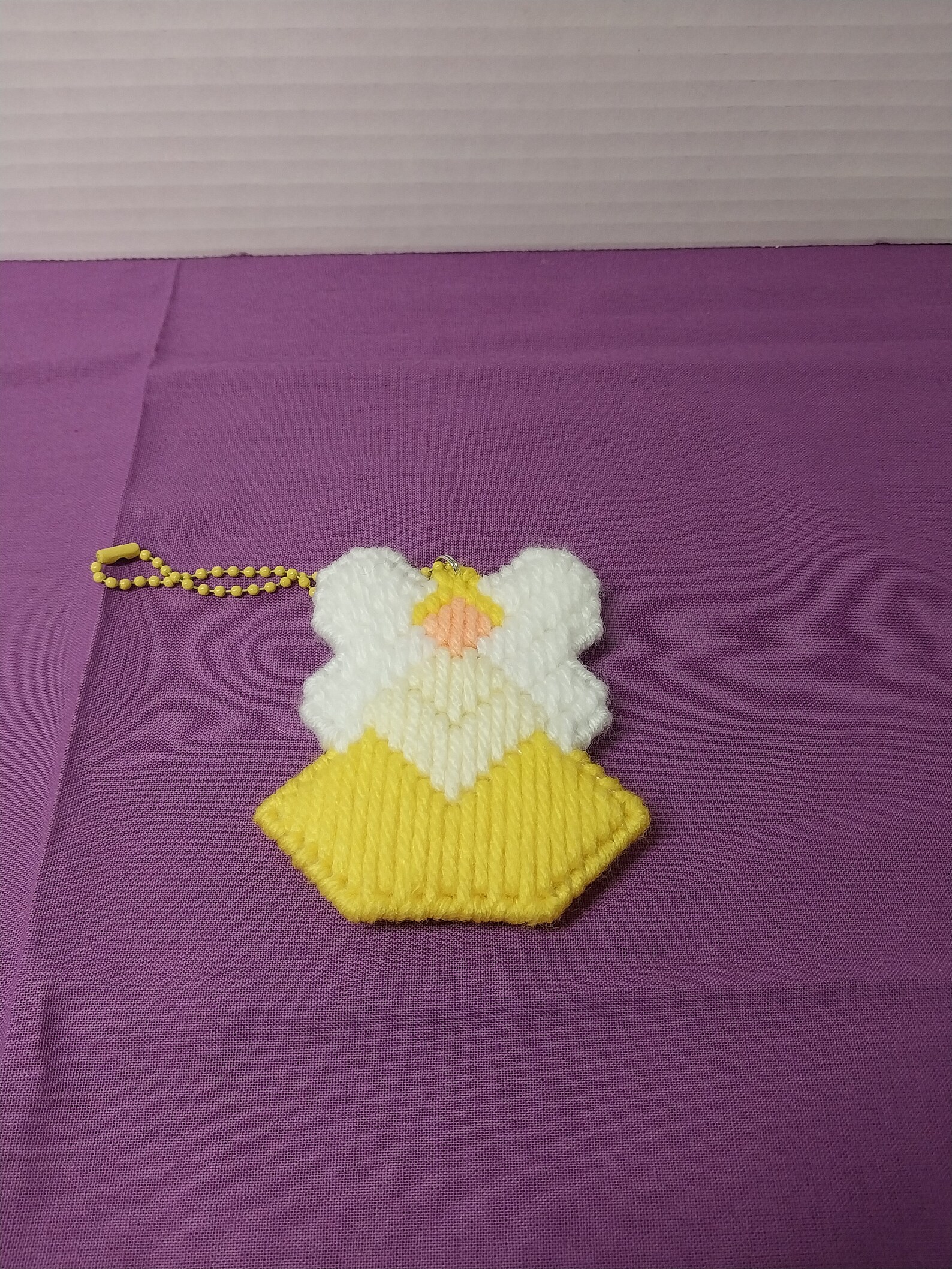 Plastic Canvas Angel W/chain - Etsy