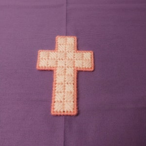 Plastic Canvas Cross Magnet - Etsy