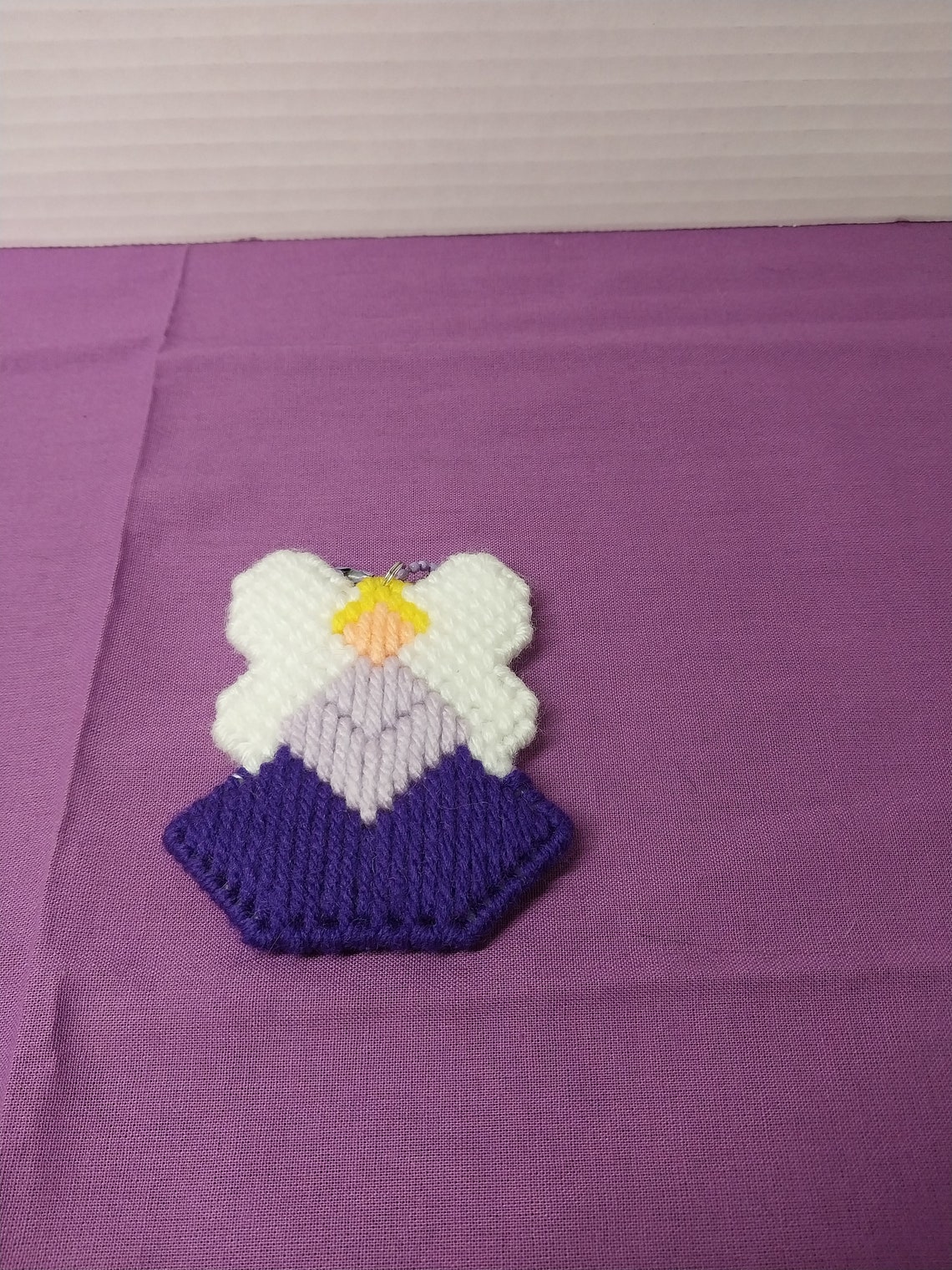 Plastic Canvas Angel W/chain - Etsy