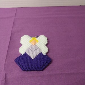 Plastic Canvas Angel W/chain - Etsy