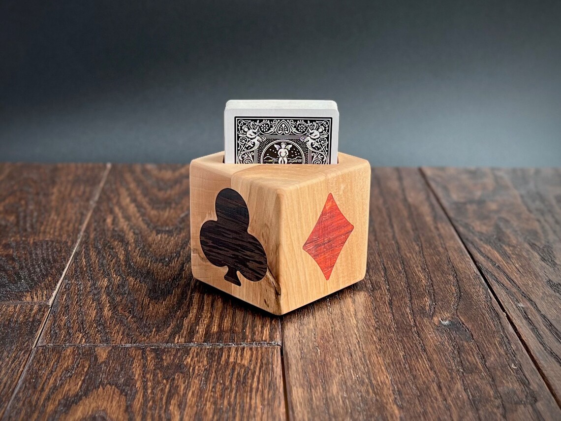 Card Cube | Gaming Gift | Game Night | Poker | Euchre - Etsy