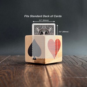 Card Cube | Gaming Gift | Game Night | Poker | Euchre - Etsy