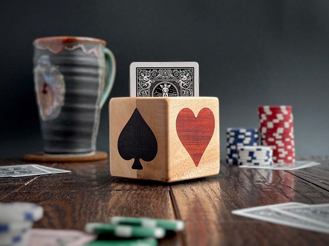 Card Cube | Gaming Gift | Game Night | Poker | Euchre - Etsy