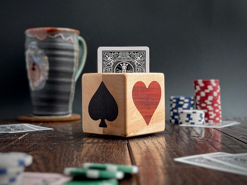 Card Cube | Gaming Gift | Game Night | Poker | Euchre - Etsy