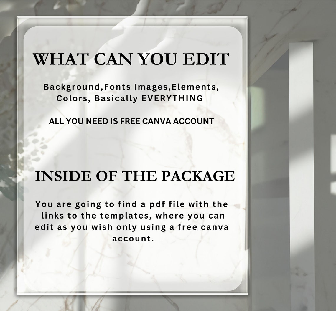 3 Size Funeral Collage Poster, Canva Memorial Template, 3 Different ...