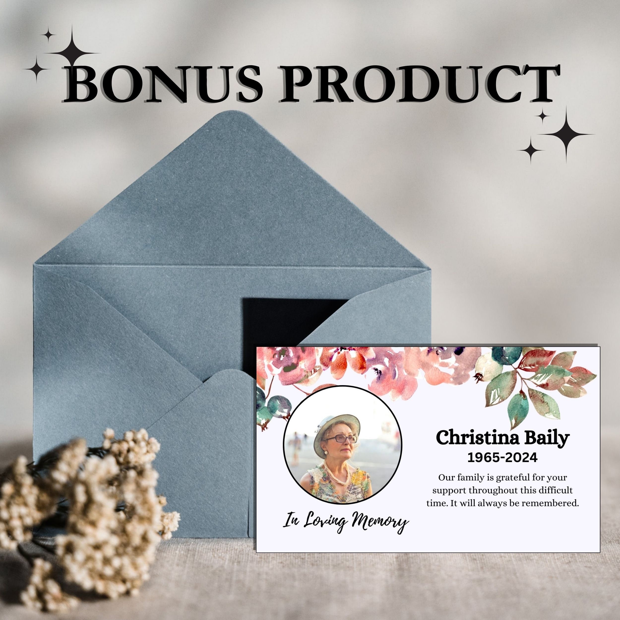 Editable Canva Funeral Bundle, Funeral Program, Customizable Canva ...