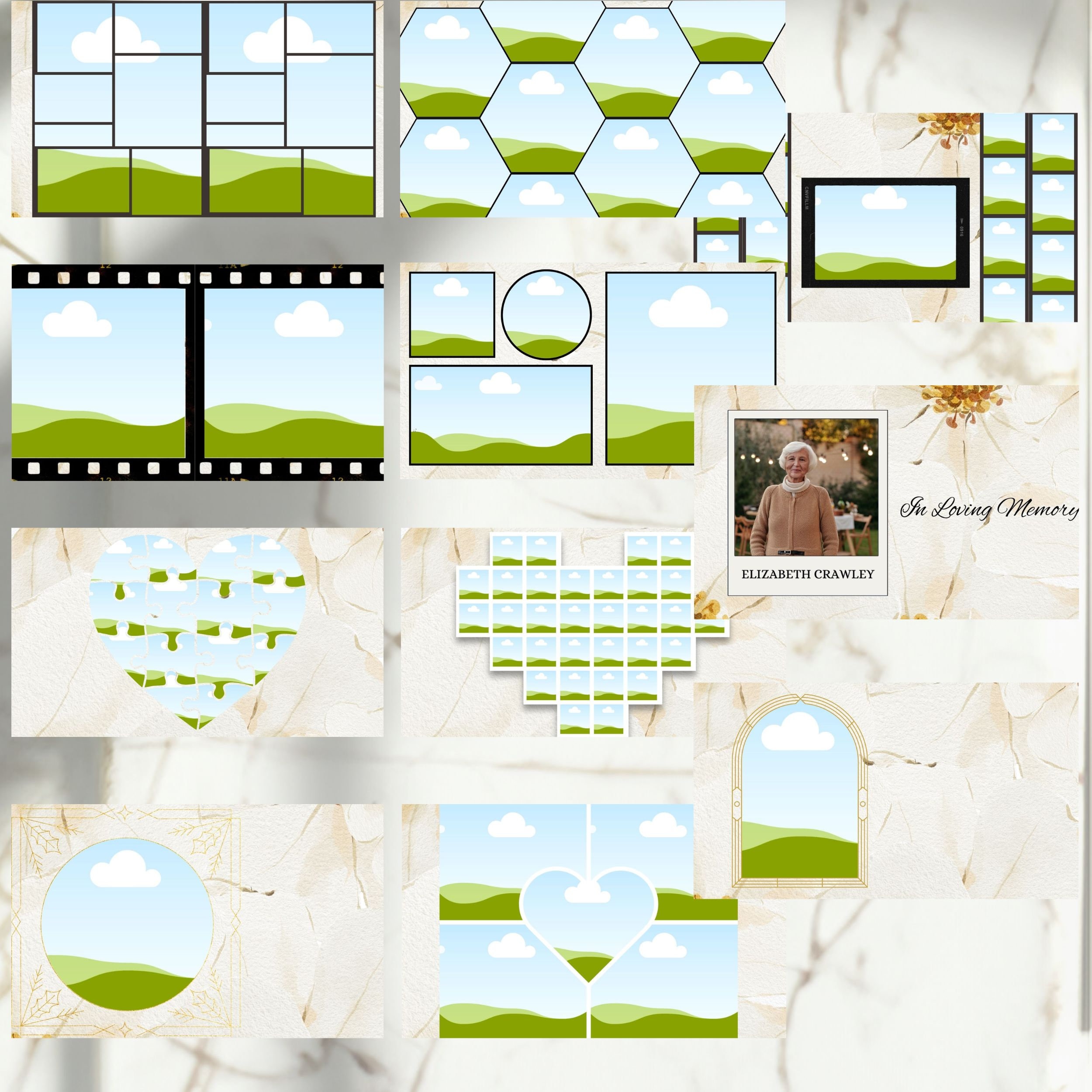 Editable Canva Funeral Bundle, Funeral Program, Customizable Canva ...