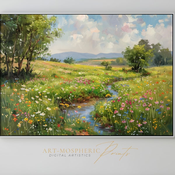 Wildflowers Painting - Etsy