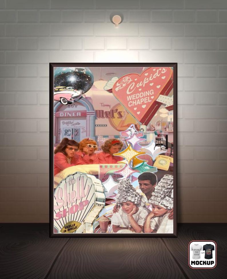 50s Diner Grease Aesthetic Print - Etsy