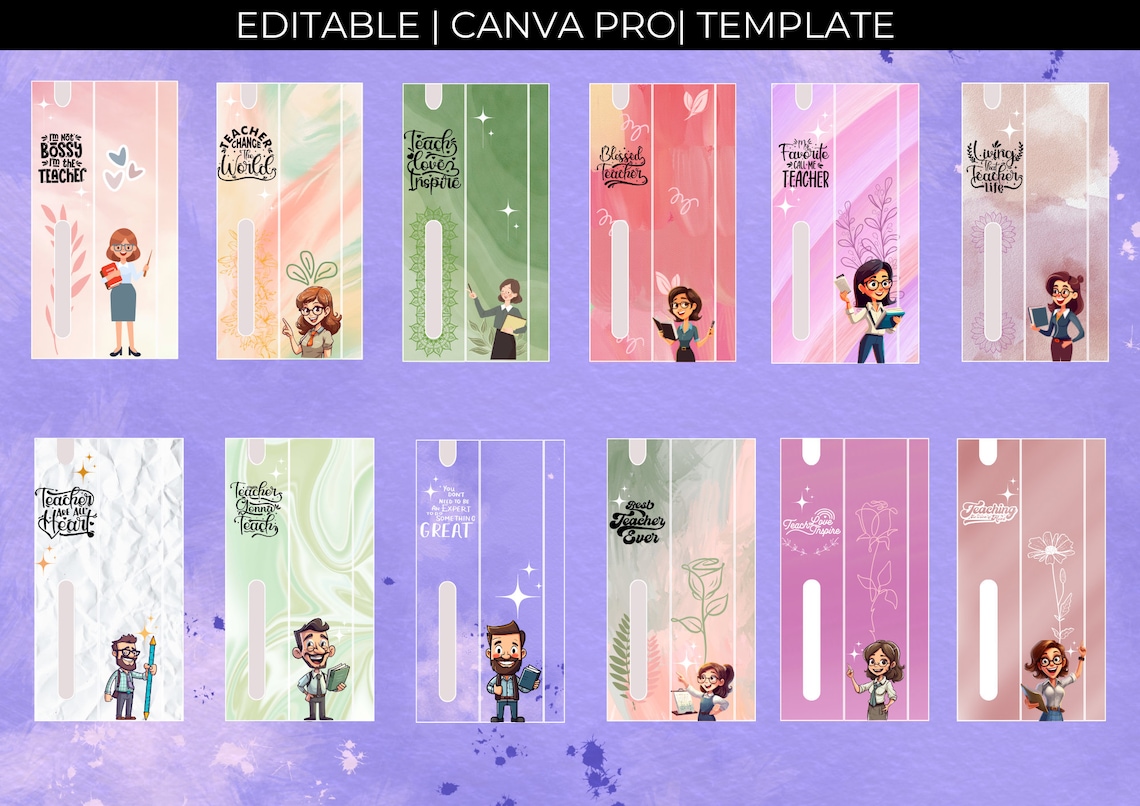 Teachers Day Pen Holder, Teacher Pen Display, Teacher Pen Care Card ...