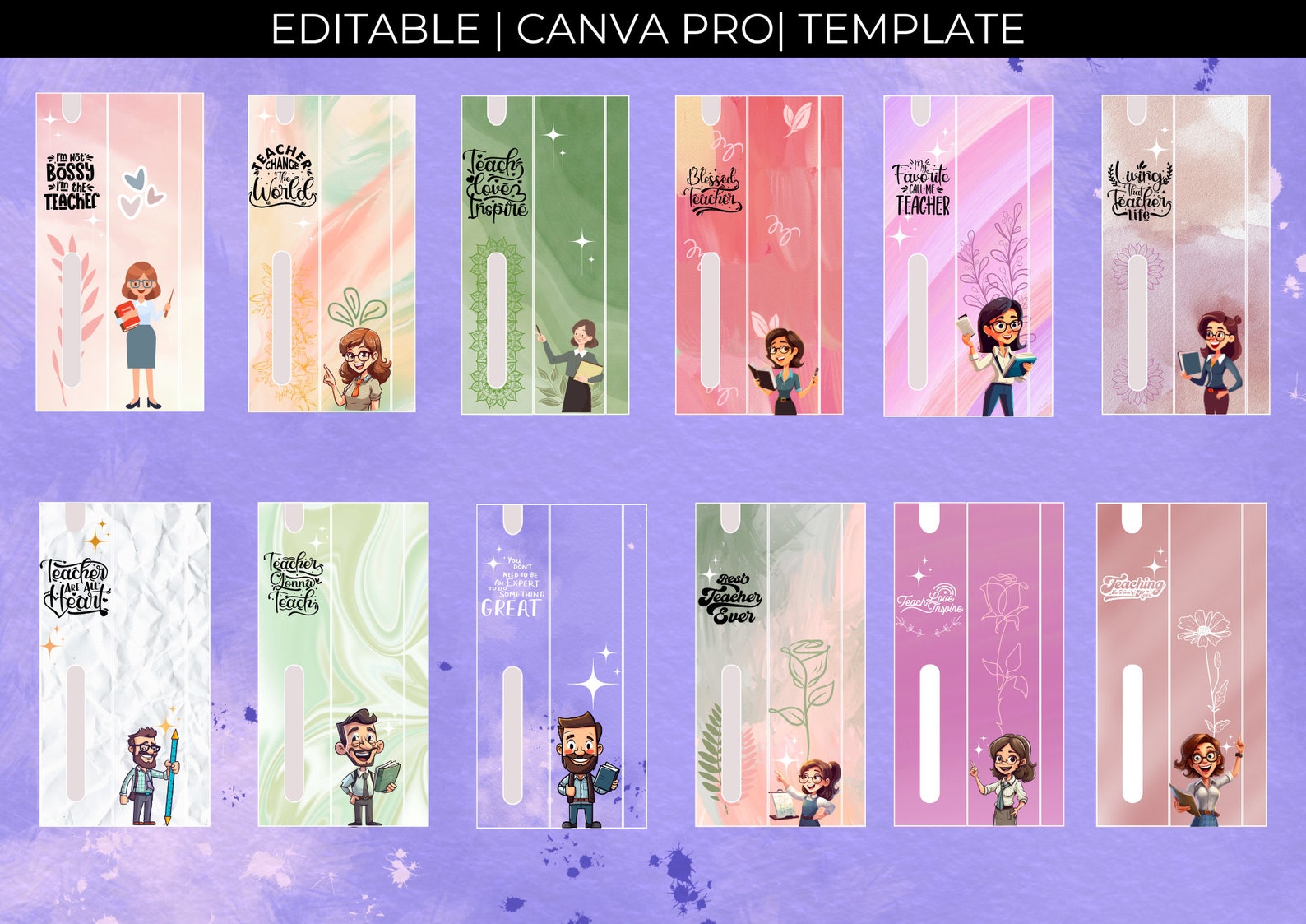 Teachers Day Pen Holder, Teacher Pen Display, Teacher Pen Care Card ...