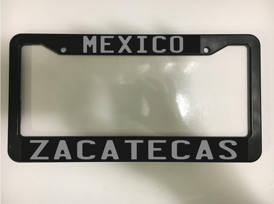 Mexican Zacatecas Hecho En Mexico US MX Americano ABS Plastic License ...