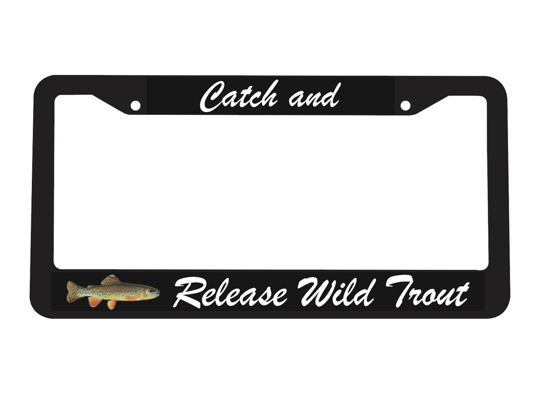 Catch and Release Wild Trout Fishing Fish Stream Lake River ABS Plastic ...