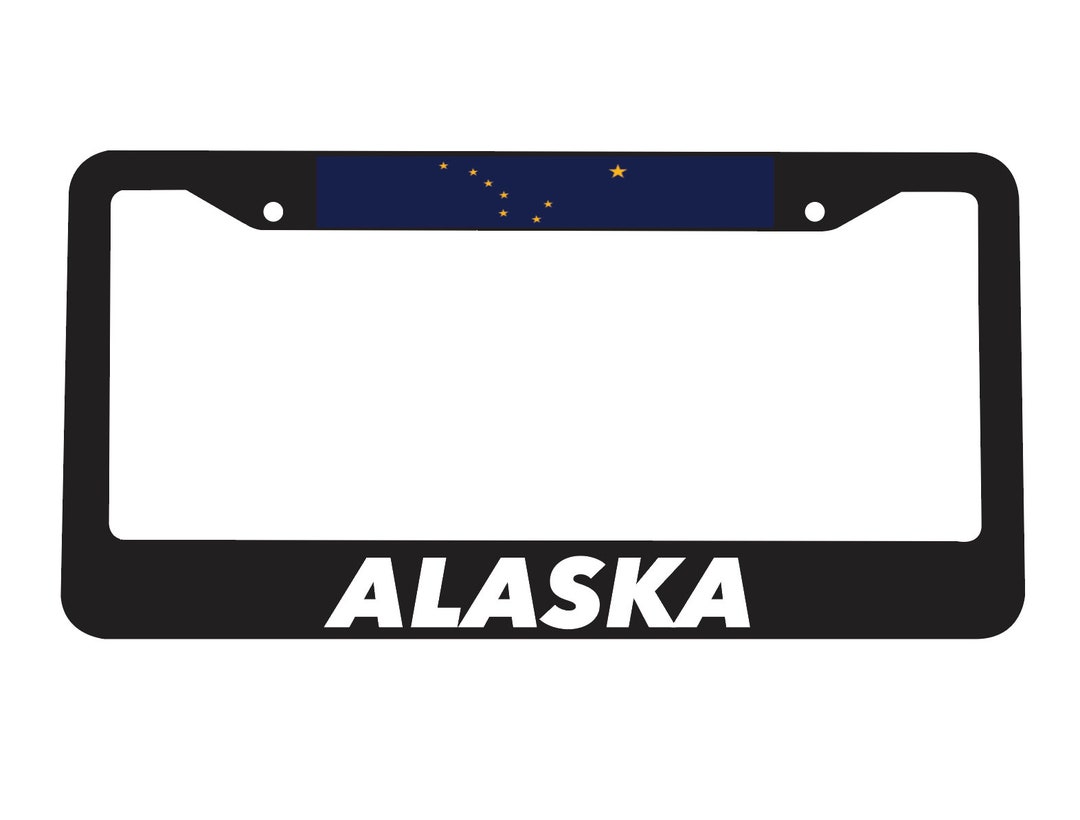 Alaska Anchorage Fairbanks AK ABS Plastic License Plate Vehicle Car ...