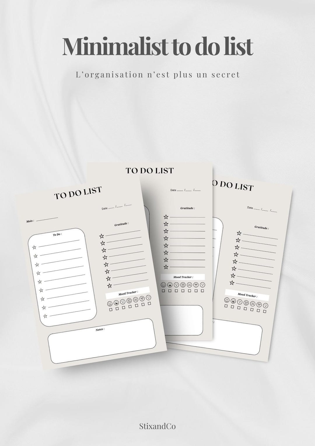 Minimalist & Aesthetic To-do List | Printable Digital Planner + Tablet ...