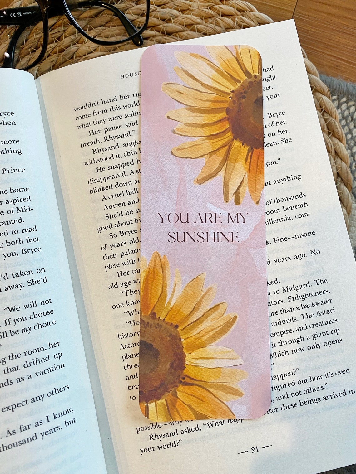 You Are My Sunshine Bookmark - Etsy