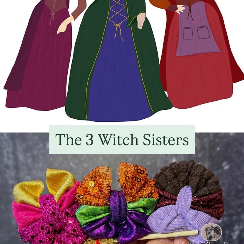 The 3 Witch Sisters - Etsy