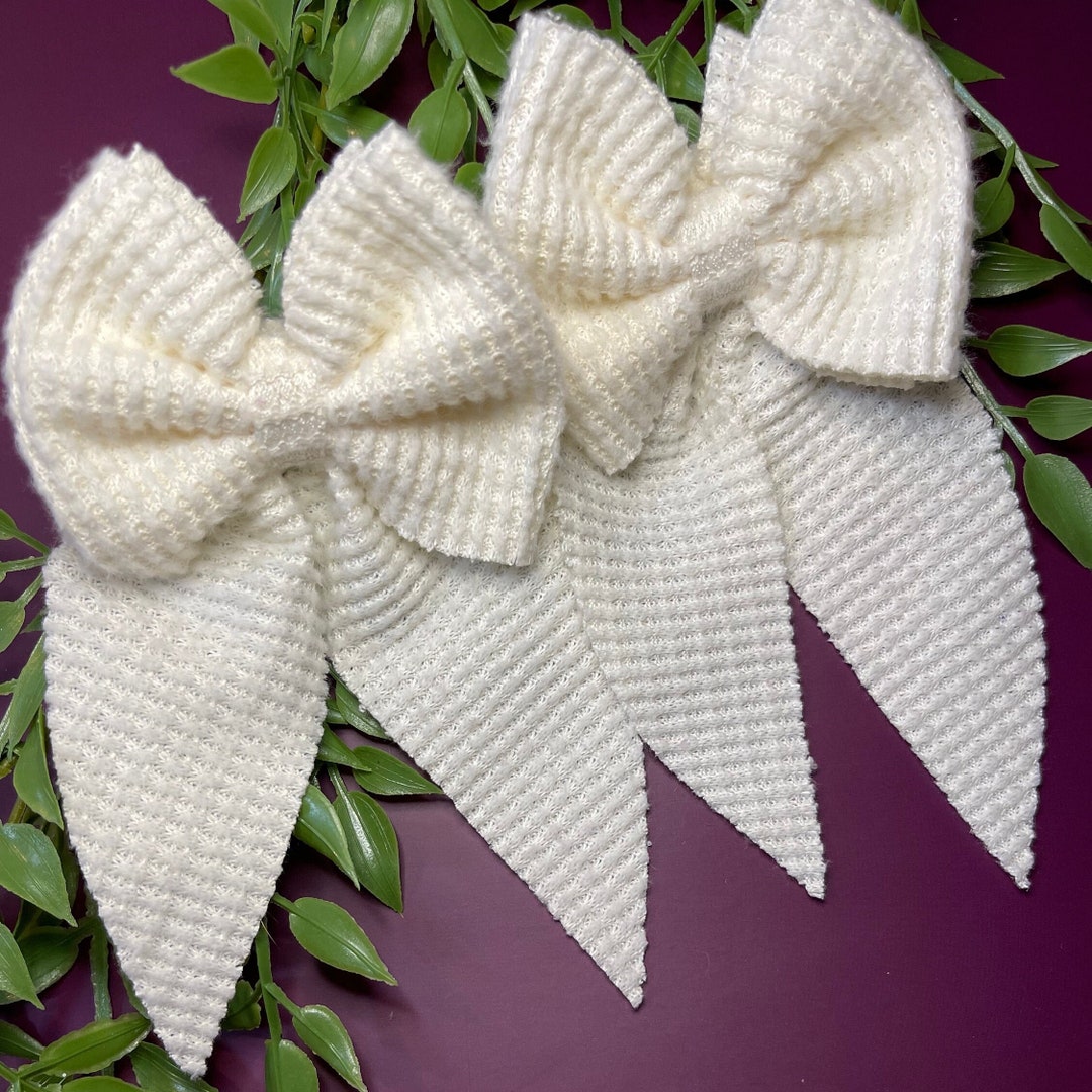 Bunny Tails Hair Bows, Spring Collection, Easter Hair Bows, Neutral ...