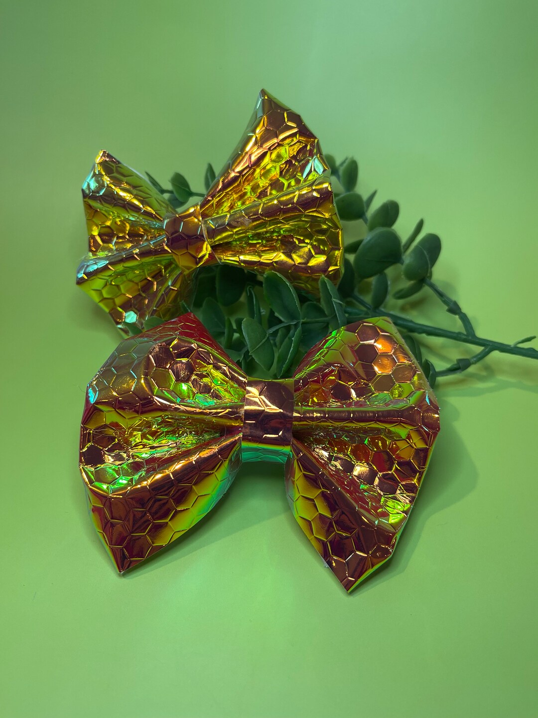 Pot of Gold, St. Patricks Day Bow, Gold Bow, Classic Bow, Costume ...