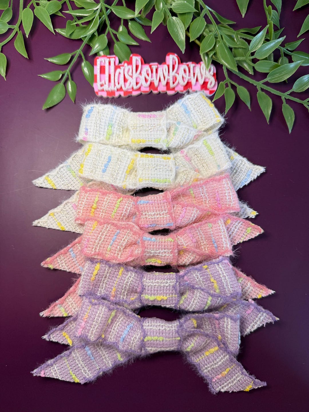 Easter / Spring Tweed Piggies 3 Colors Available - Etsy