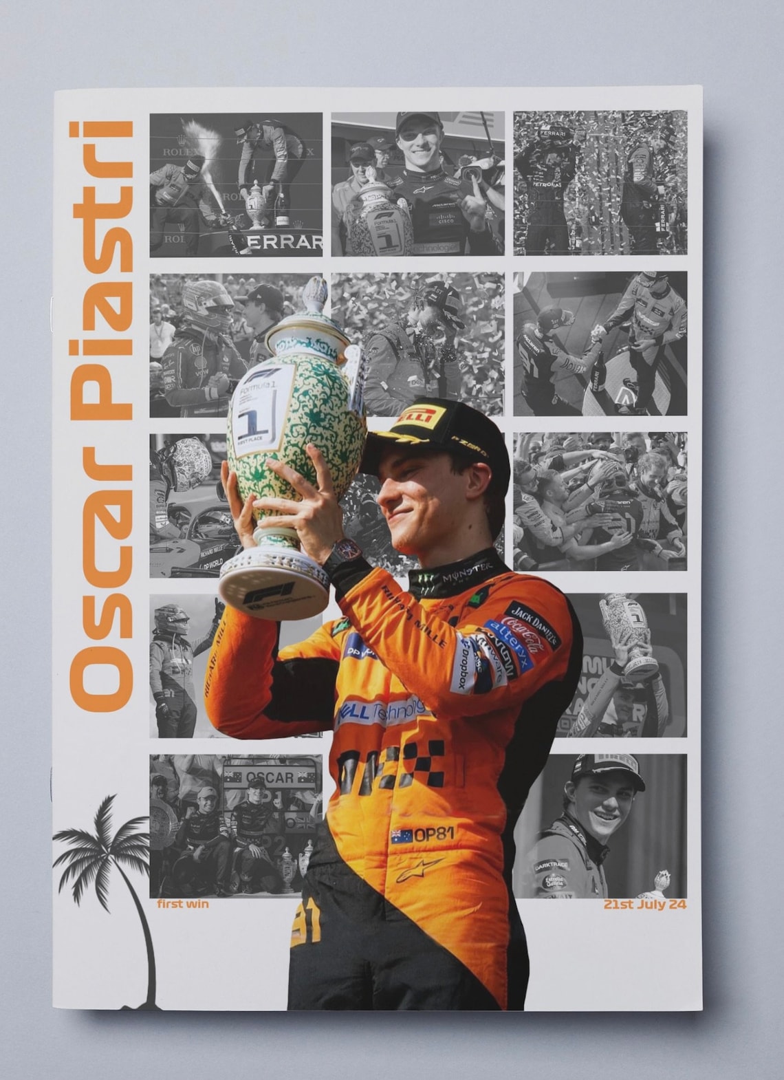 Oscar Piastri First Win Hungary Grand Prix 2024, Mclaren, Formula 1, F1 ...