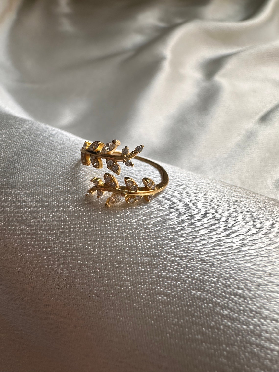 Olive Branch Ring - Etsy