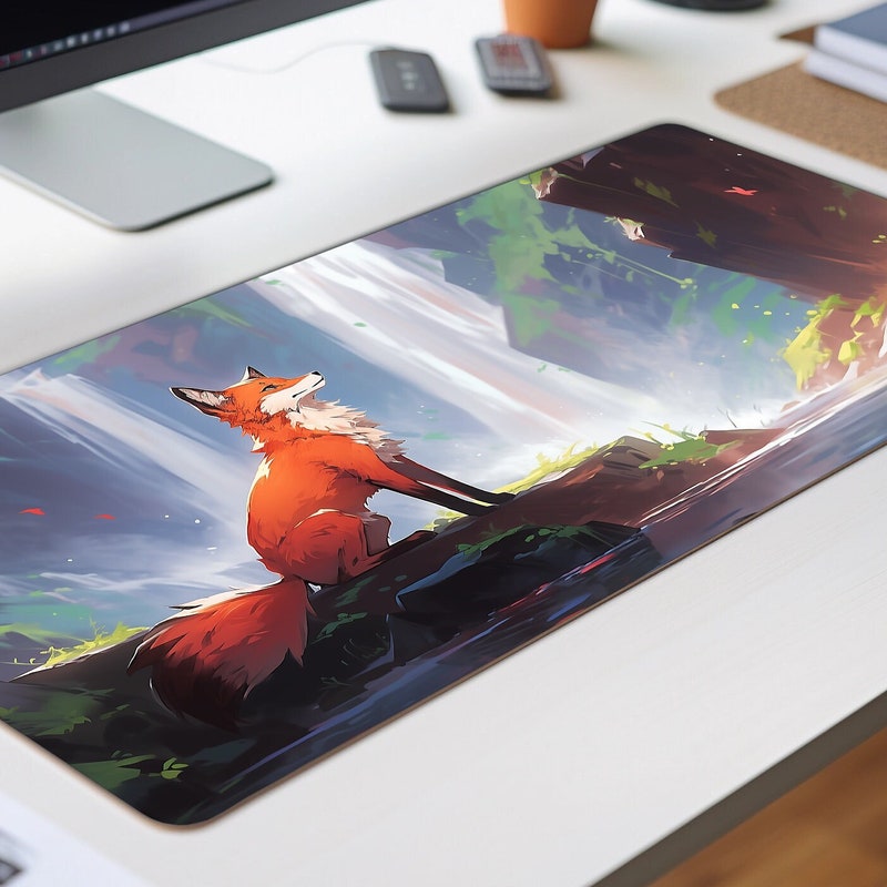Fox Mouse Pad - Etsy