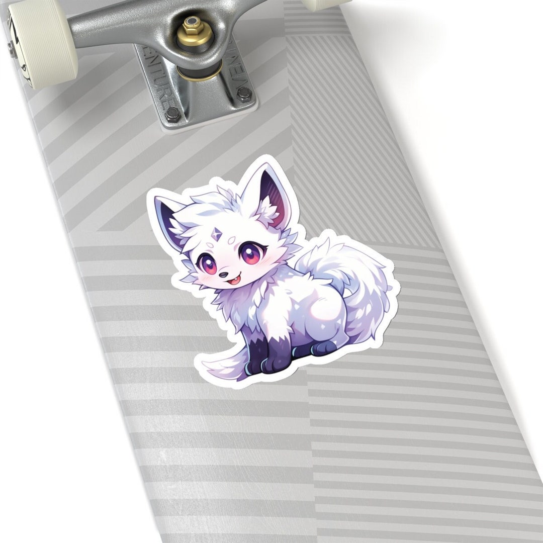 Arctic Fox Vinyl Sticker or Decal. Cute Arctic Fox Sticker Gift for Fox ...