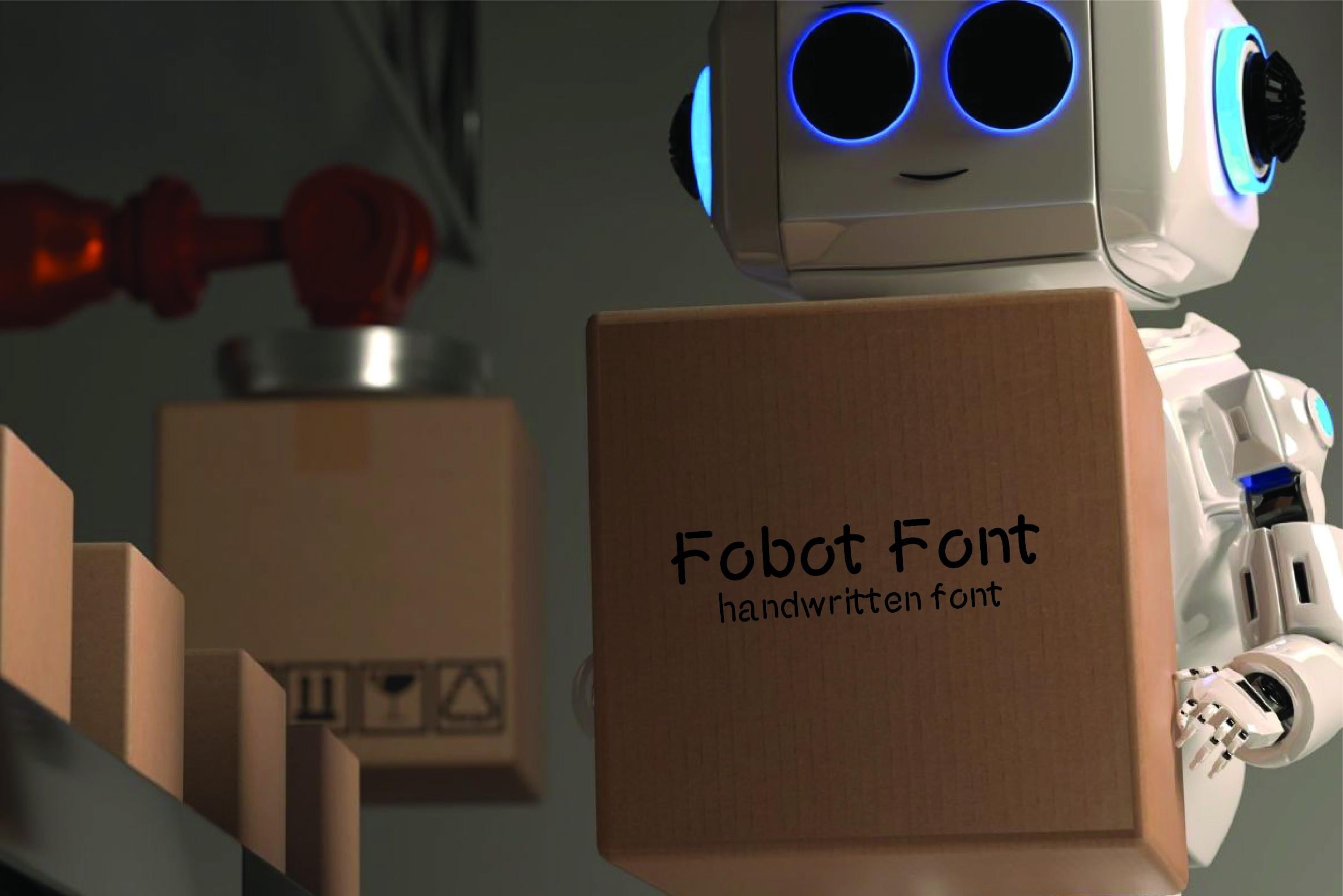 Fobot Cute Font- Handwritten Font Branding Font, Cricut Fonts, Elegant ...