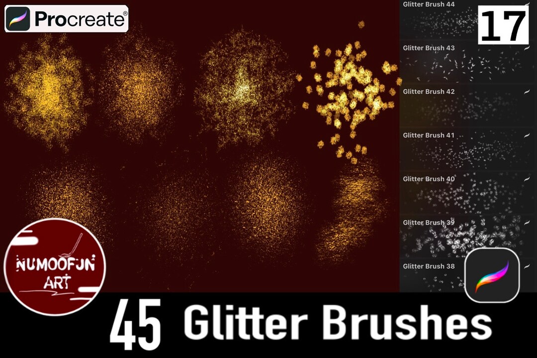 Glitter Brush - Brushes for Procreate Digital Brush Painting - Etsy