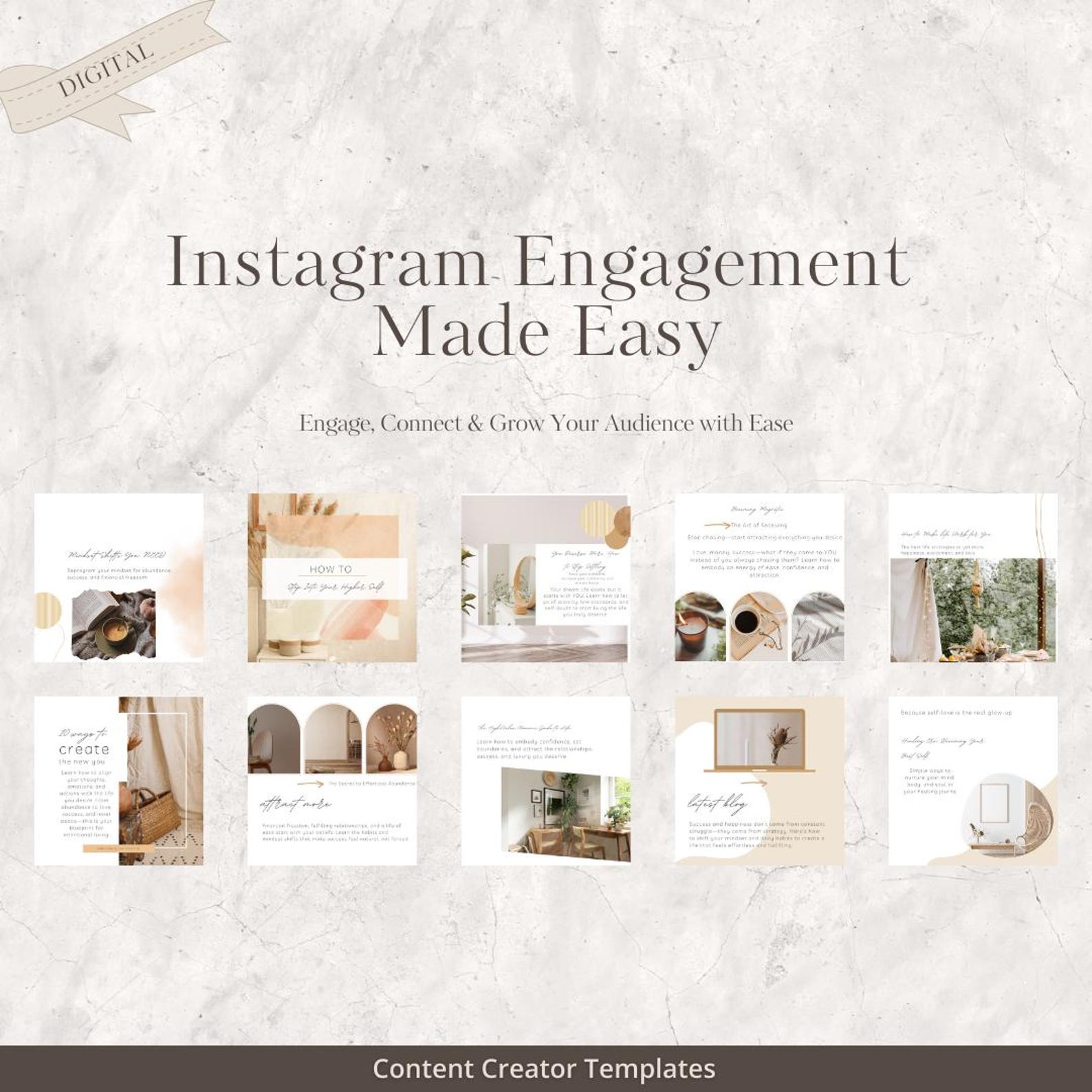 Boho Boss Babe – Feminine Social Media Templates to Attract & Elevate ...