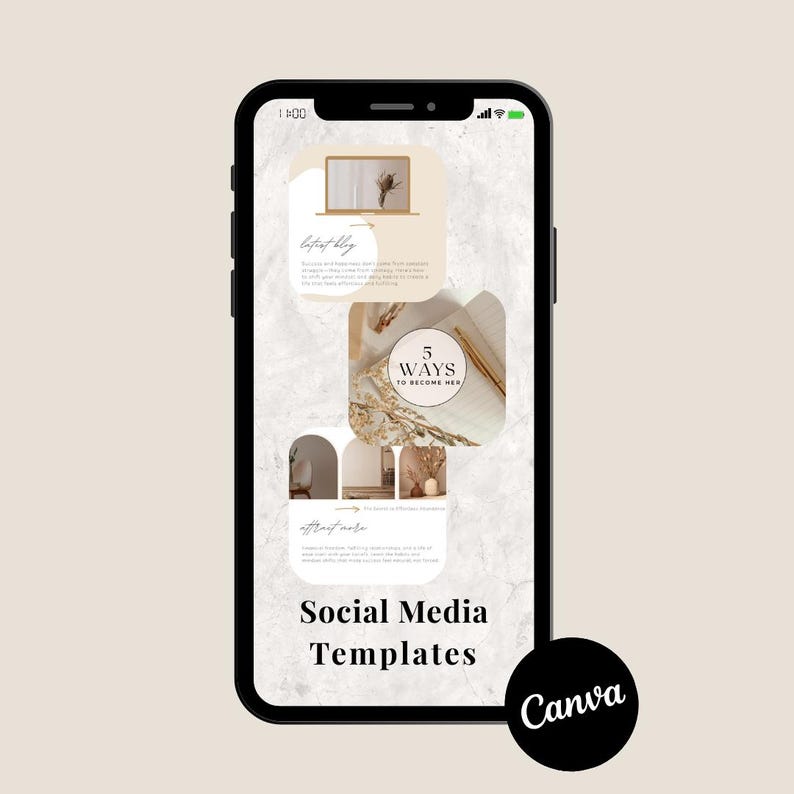 Boho Boss Babe – Feminine Social Media Templates to Attract & Elevate ...