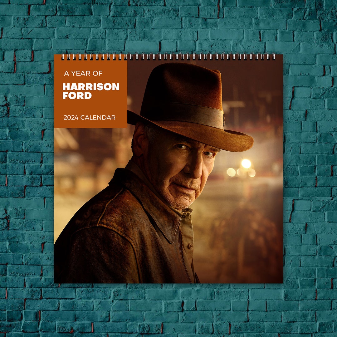 Harrison Ford Calendar 2024, Celebrity Calendar, Harrison Ford 2024 ...