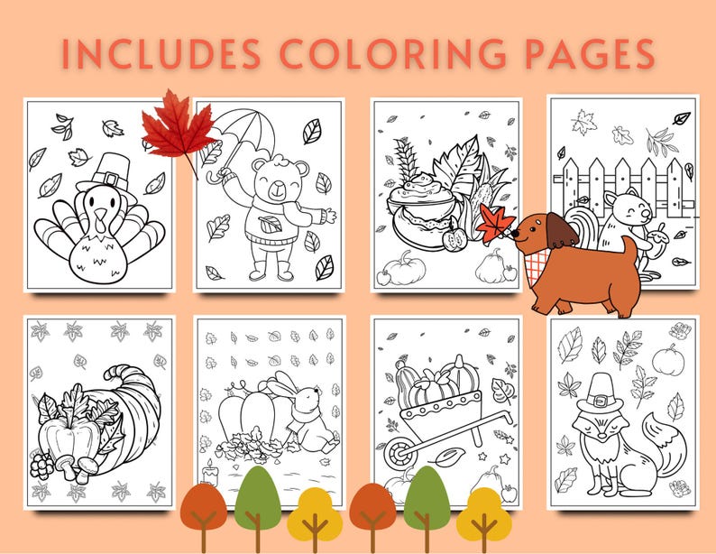 Fall Activities, Kids Fall Printable Activity, Autumn Activities ...