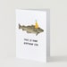 Happy Birthday Fish Card, Cod Fish Birthday Card, Printable Card, Cute ...