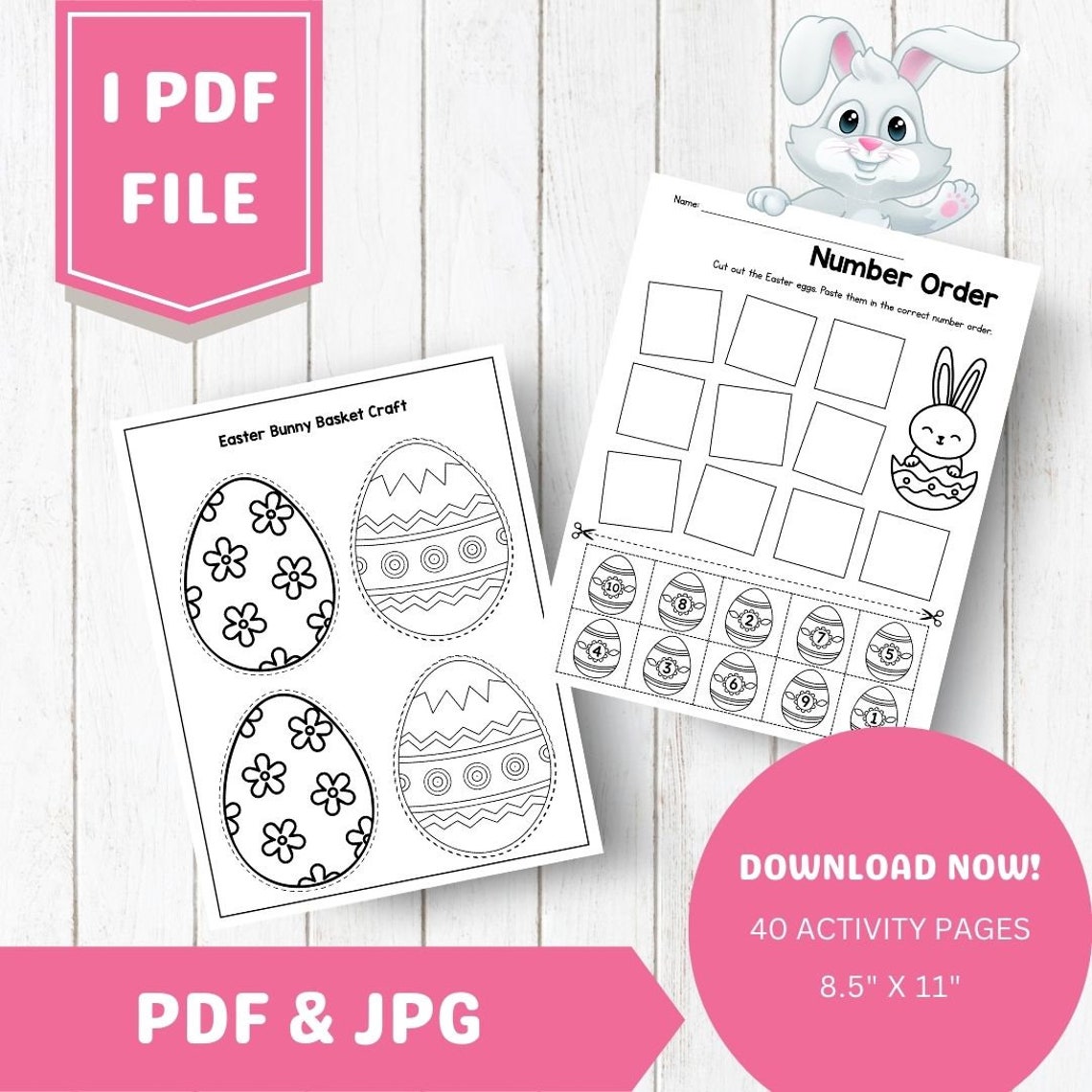 Easter Activity Pages, Easter Coloring Pages, Easter Preschool ...
