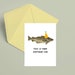 Happy Birthday Fish Card, Cod Fish Birthday Card, Printable Card, Cute ...