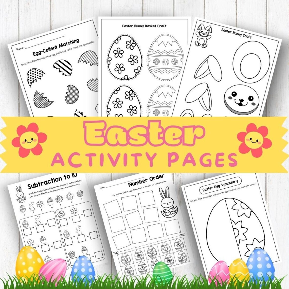 Easter Activity Pages, Easter Coloring Pages, Easter Preschool ...