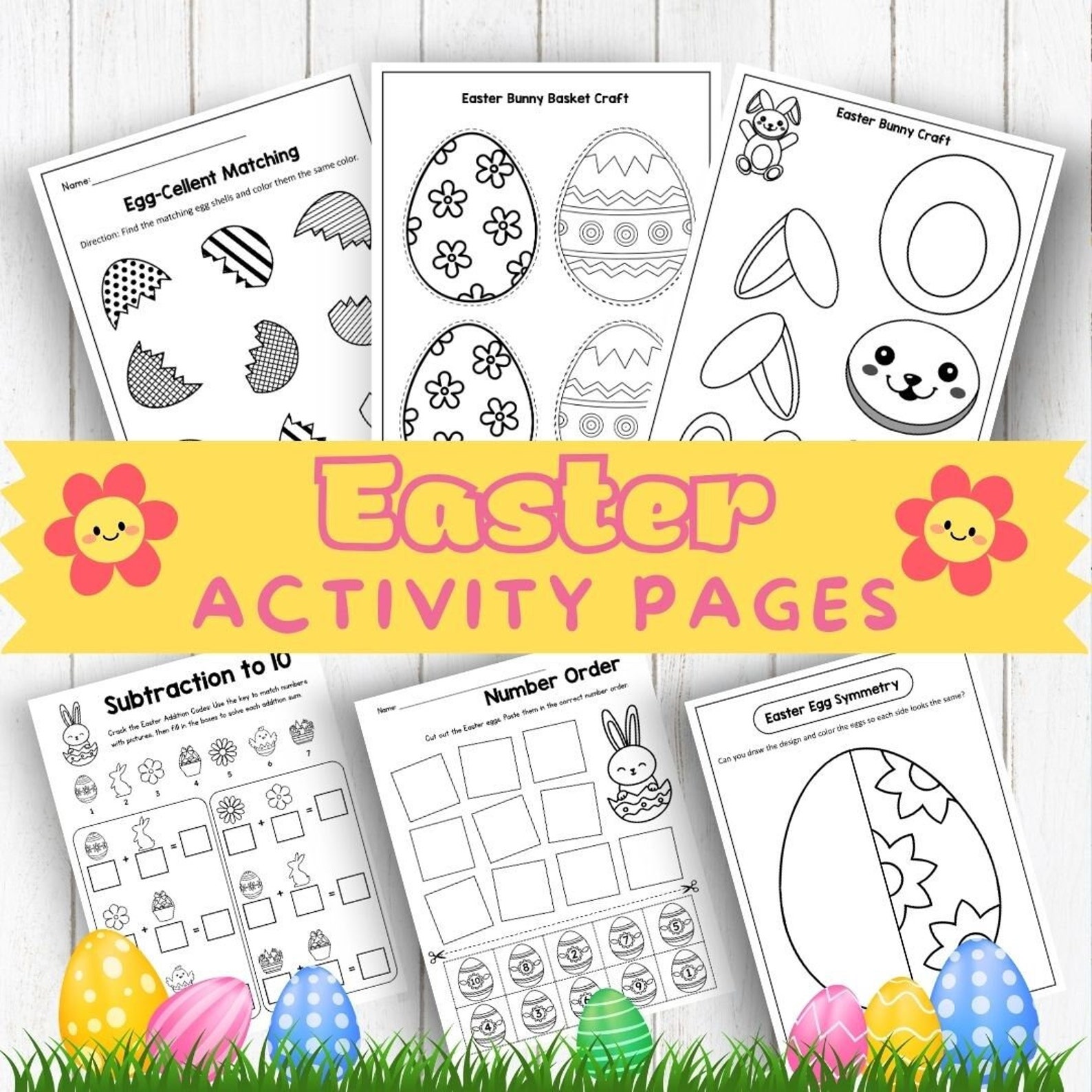 Easter Activity Pages, Easter Coloring Pages, Easter Preschool ...
