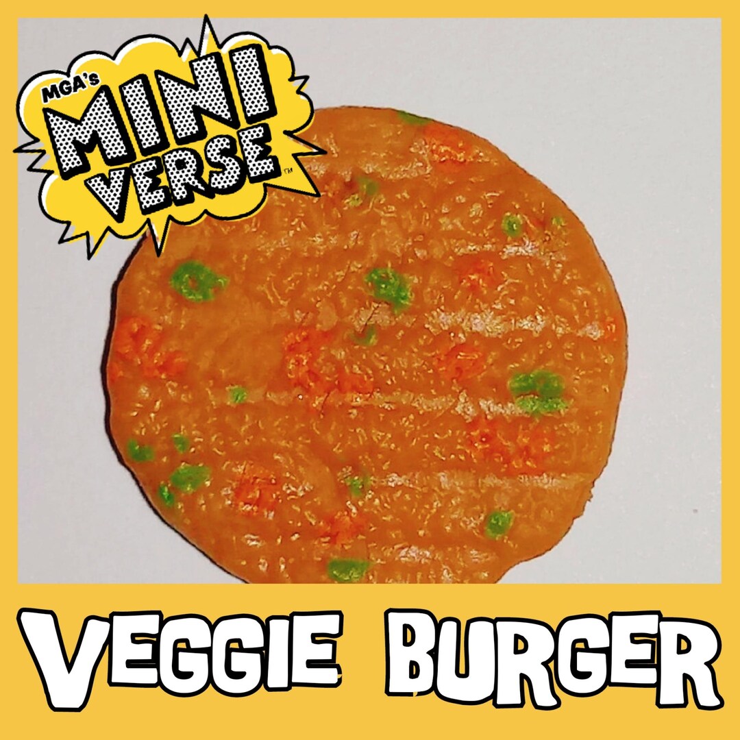 Mini Veggie Burger (miniverse Ingredient) - Etsy