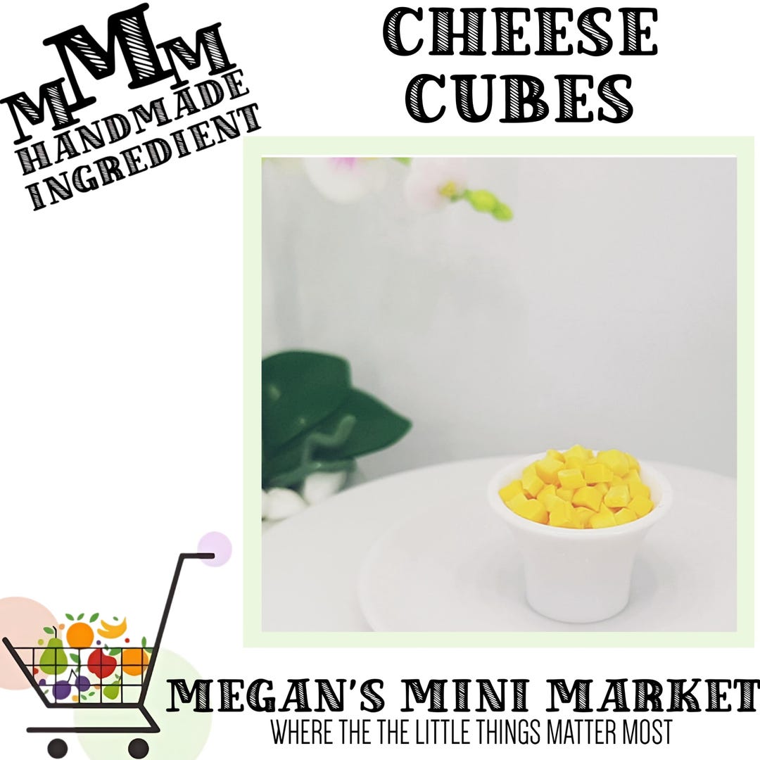 Mini Cheese Cubes (megan's Original Handmade Ingredients) - Etsy
