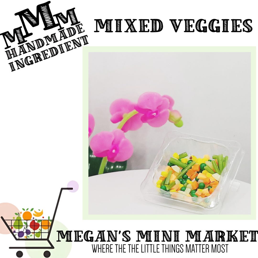 Mini Mixed Veggies (megan's Original Handmade Ingredients) - Etsy