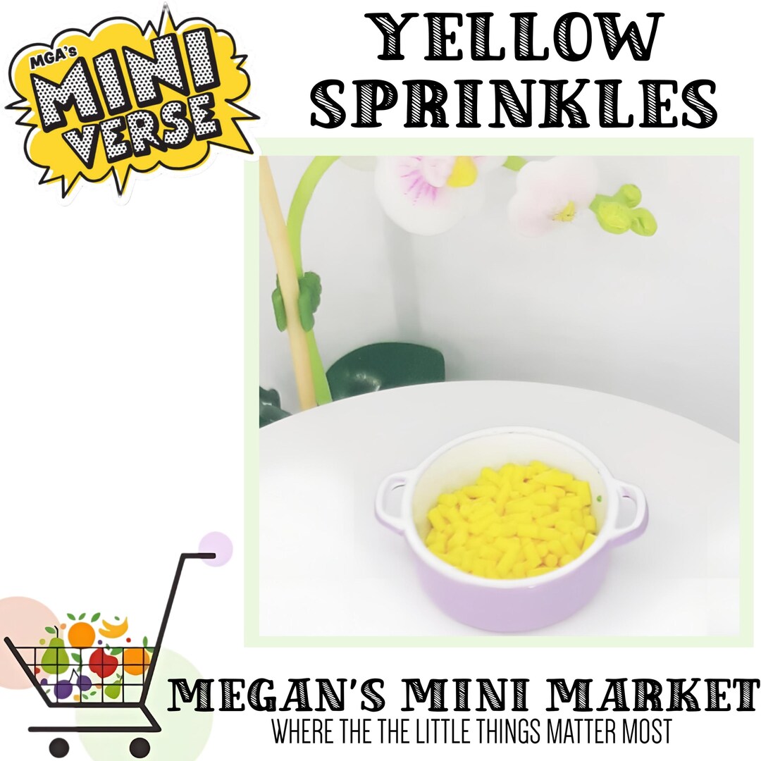 Mini Yellow Sprinkles miniverse Ingredients - Etsy