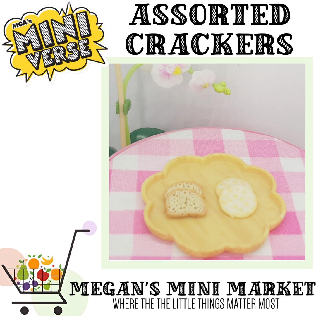 Mini Assorted Crackers (miniverse Ingredient) - Etsy