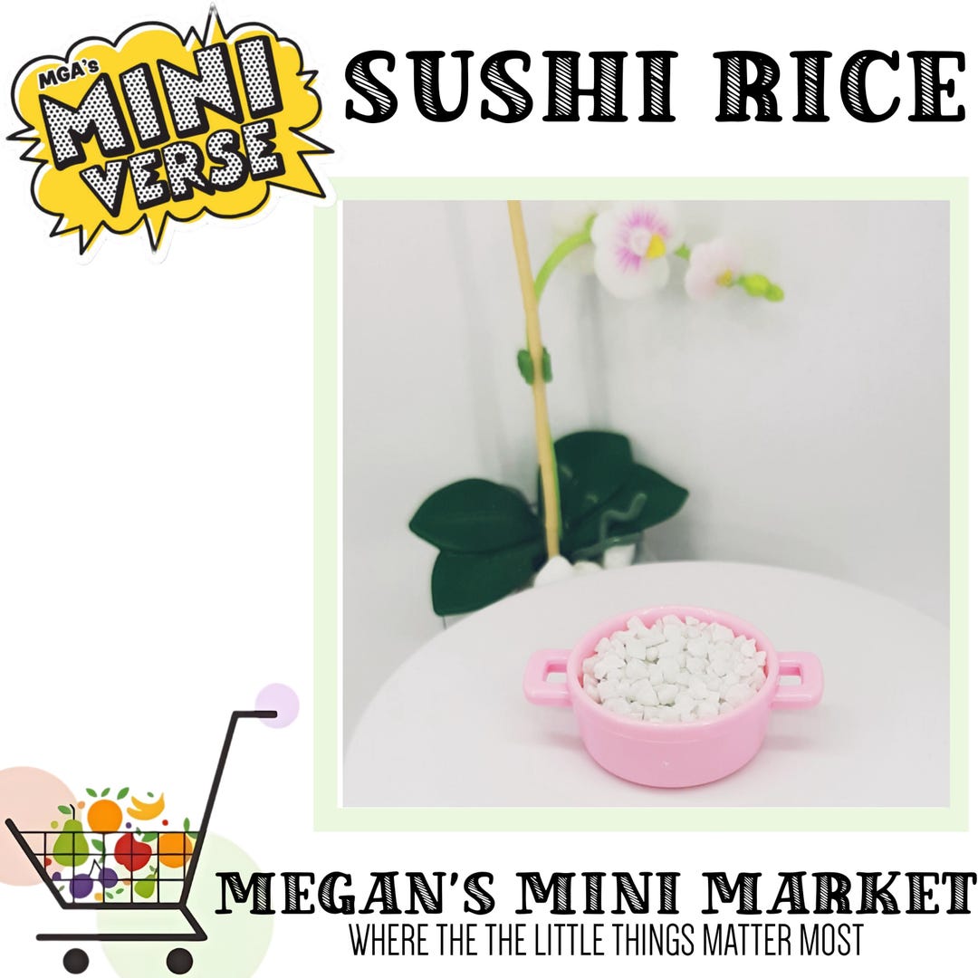 Mini Sushi Rice miniverse Ingredient - Etsy