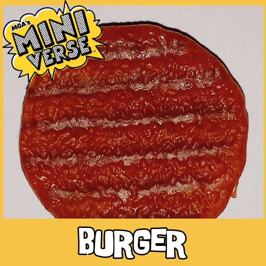 Mini Burger miniverse Ingredient - Etsy